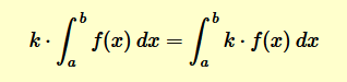 Multiplying a Definite Integral by a Constant - Andrea Minini