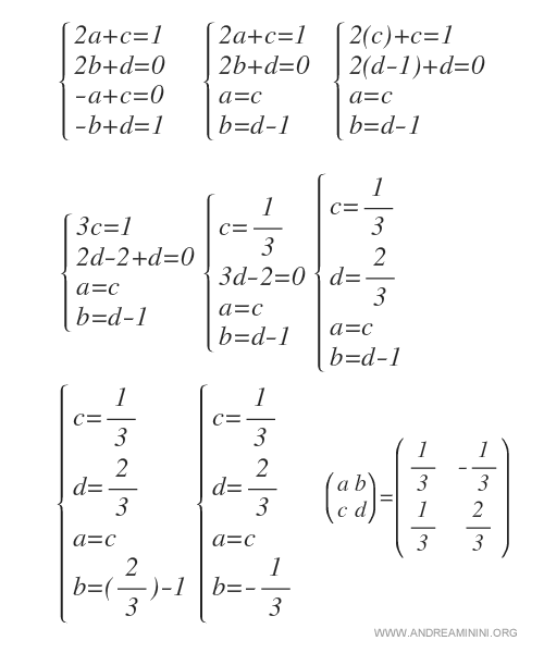 Invertible and Inverse Matrices - Andrea Minini